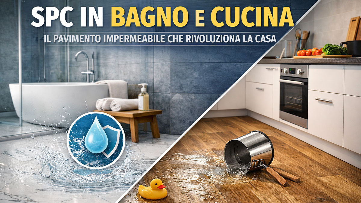 SPC in Bagno e Cucina: Finalmente un Pavimento Bello che Non Teme l ...