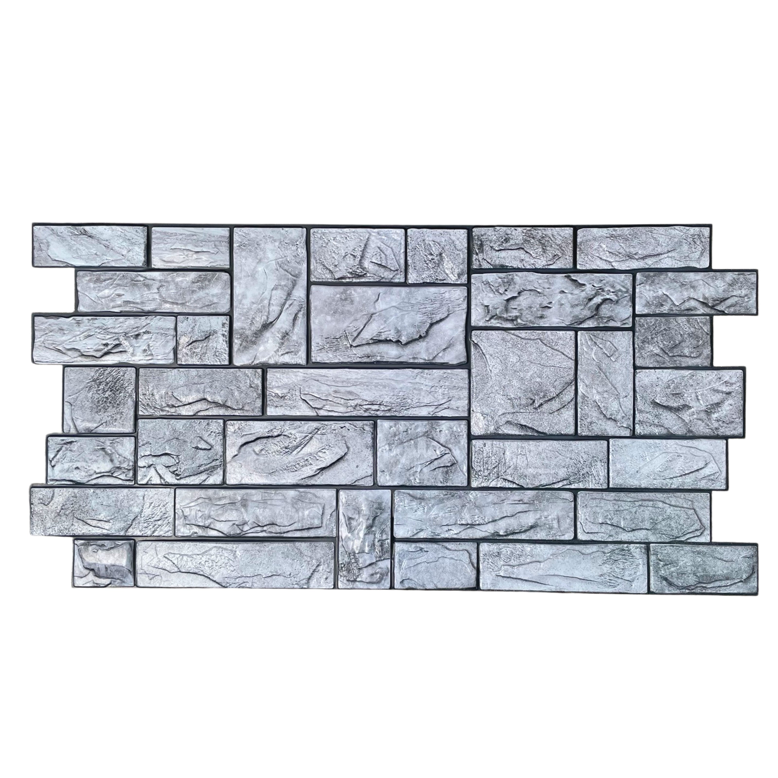 Paneles MAXI 3D HI-RES Revestimiento de paredes de PVC - PIEDRA SOLIDA